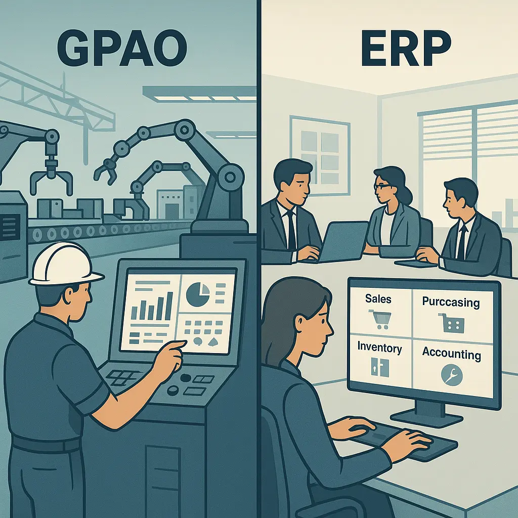 ERP ou GPAO : quelles différences dans l'industrie ? - GALION Solutions
